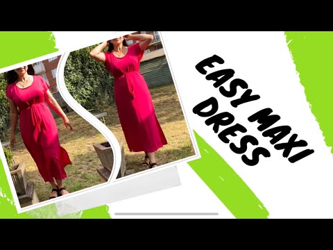 EasyTop/ Maxi Dress Stitching in less then 1 hour for Beginners. Full tutorial