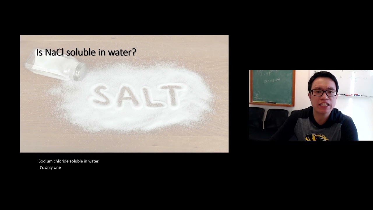 Experiment 1.1 - Acid-Base Extraction - Solubility in water