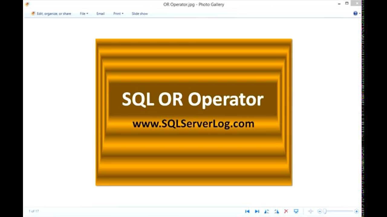 16 - SQL OR Operator - Learn SQL from www.SQLServerLog.com [HD]