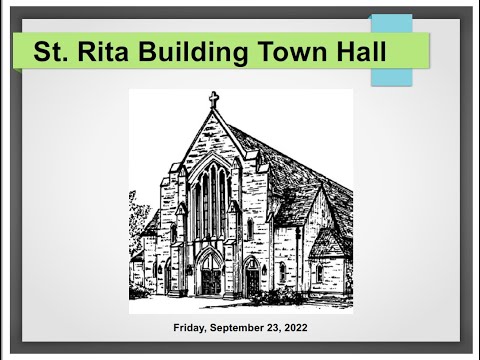 Town Hall PowerPoint and Video – Saint Rita Catholic Church