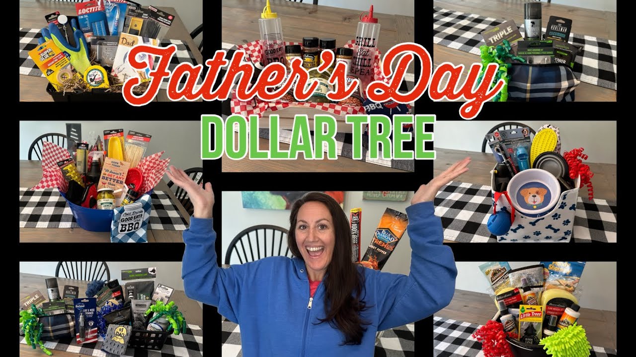 BEST FATHER’S DAY GIFT BASKETS ON A BUDGET! Dollar Tree Gift Baskets