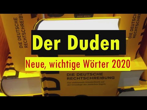 Neue Wörter im Duden (B1/B2)