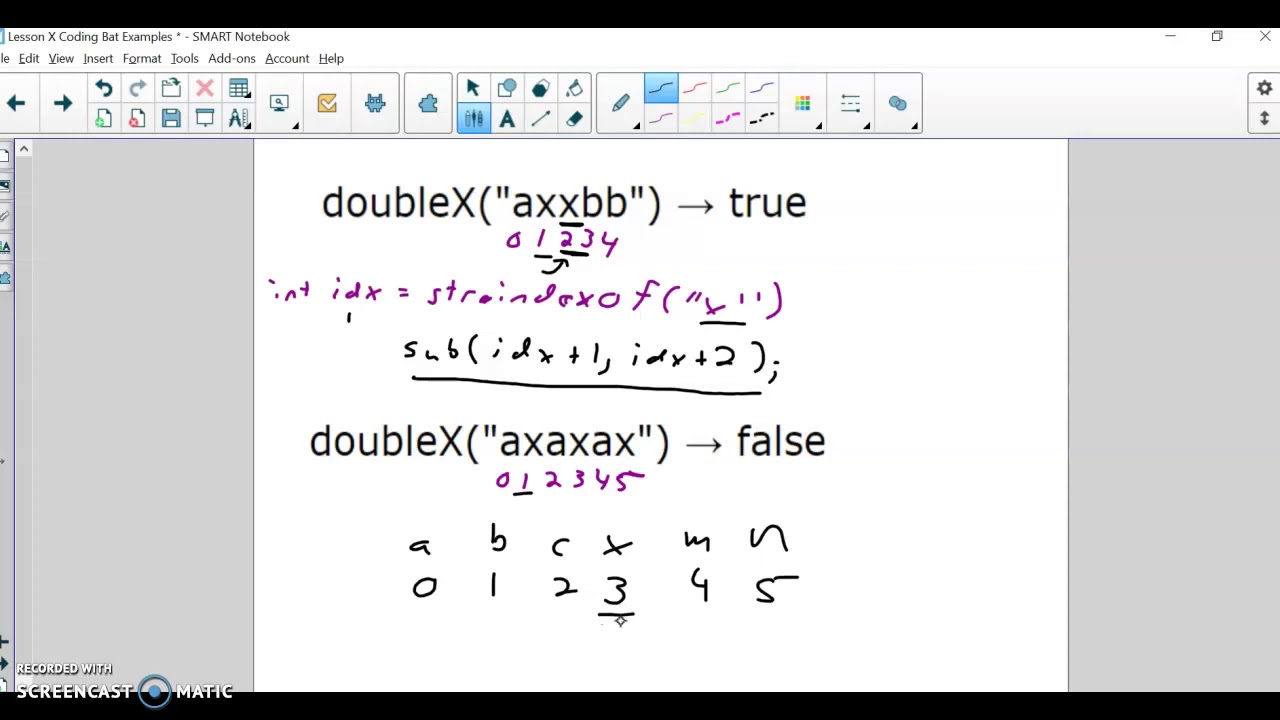 Help with Coding Bat #4 (doubleX)