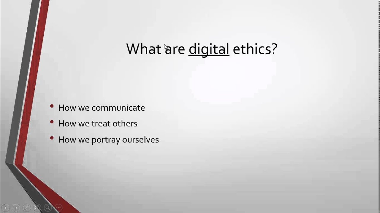 Introduction to Digital Ethics