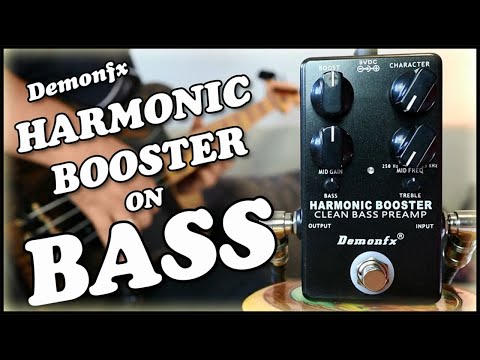 Demon FX Harmonic Booster Clean Bass Preamp | Reverb