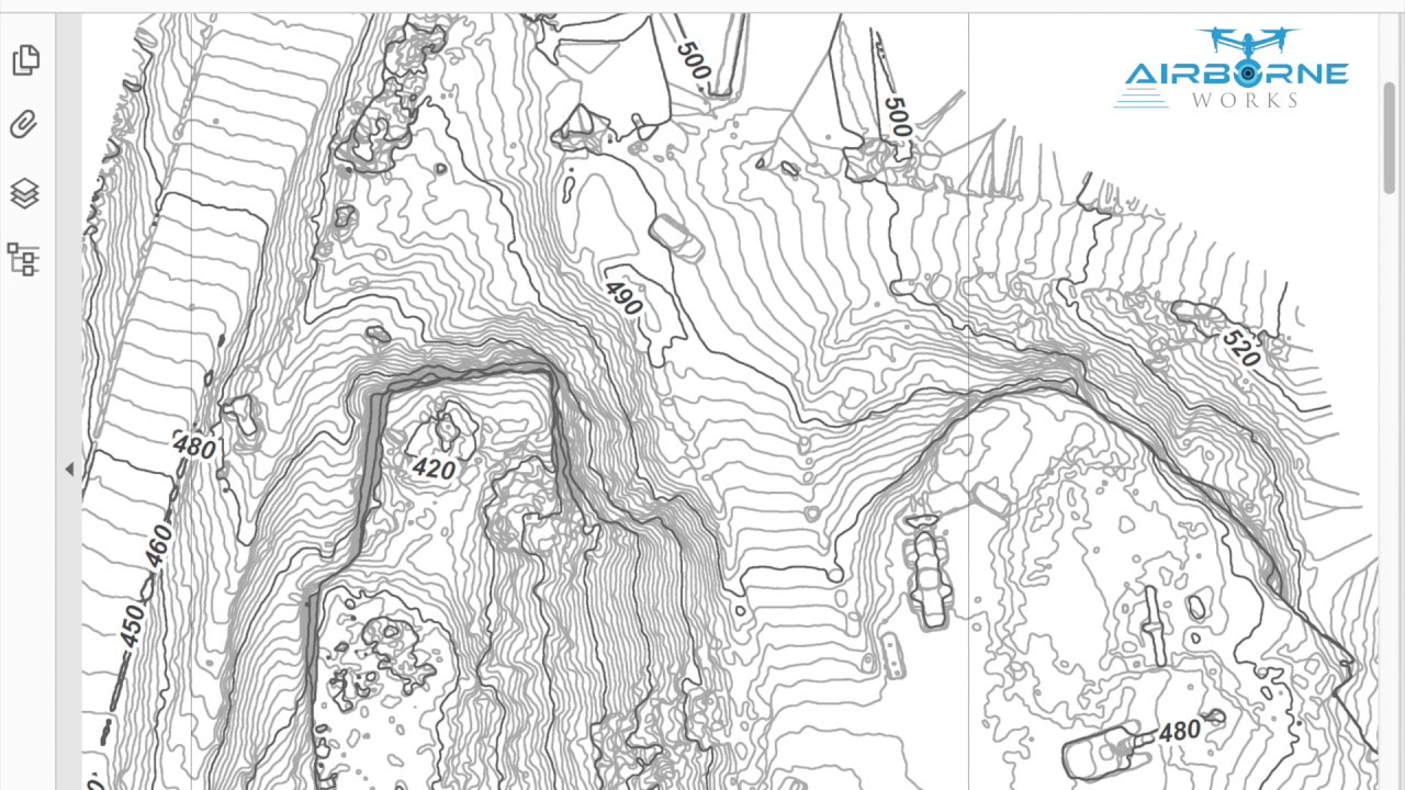 Survay Mapping of Quarry