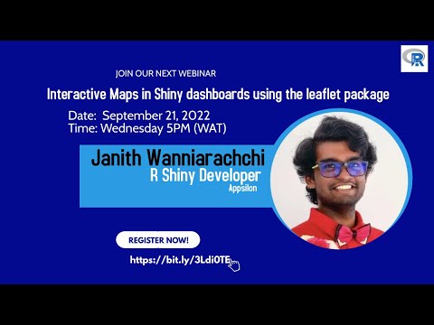 INTERACTIVE MAPS IN SHINY DASHBOARDS USING THE LEAFLET PACKAGE by Janith Wanniarachchi RShiny Dev.