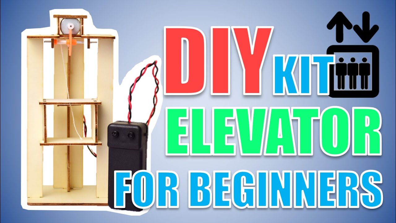 DIY Wooden Elevator STEM Kit | Tutorial for Beginners
