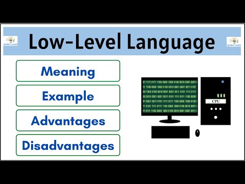 What is Low Level Language | Meaning | Types | Example | Advantages | Disadvantages |