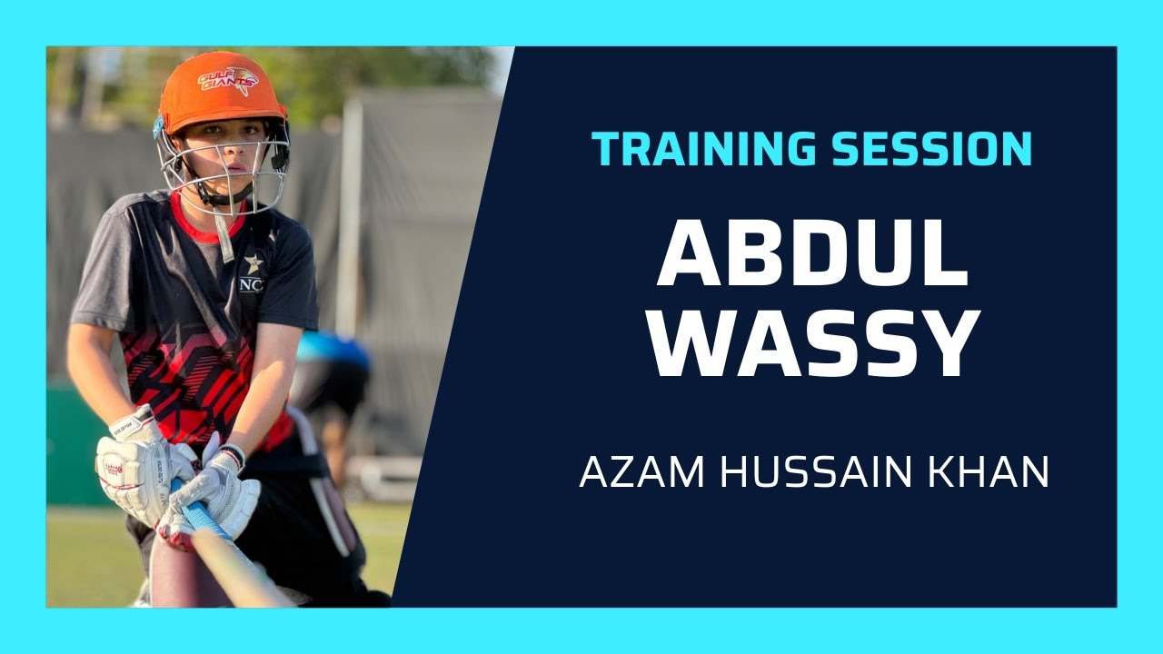 Enhanced Training Session: Abdul Wassy and International Coach Azam Hussain on the Field