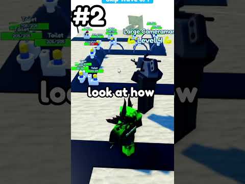 Top 3 STRONGEST CAMERAMEN in Roblox Toilet Tower Defense!