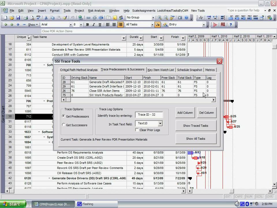 SSI Tools Trace Links