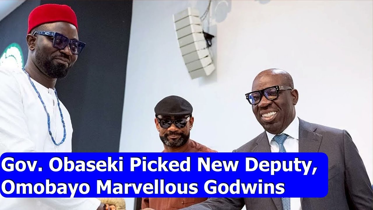 Omobayo Marvellous Has Been Sworn-In As Edo Deputy Governor After Philip Shaibu Was Impeached