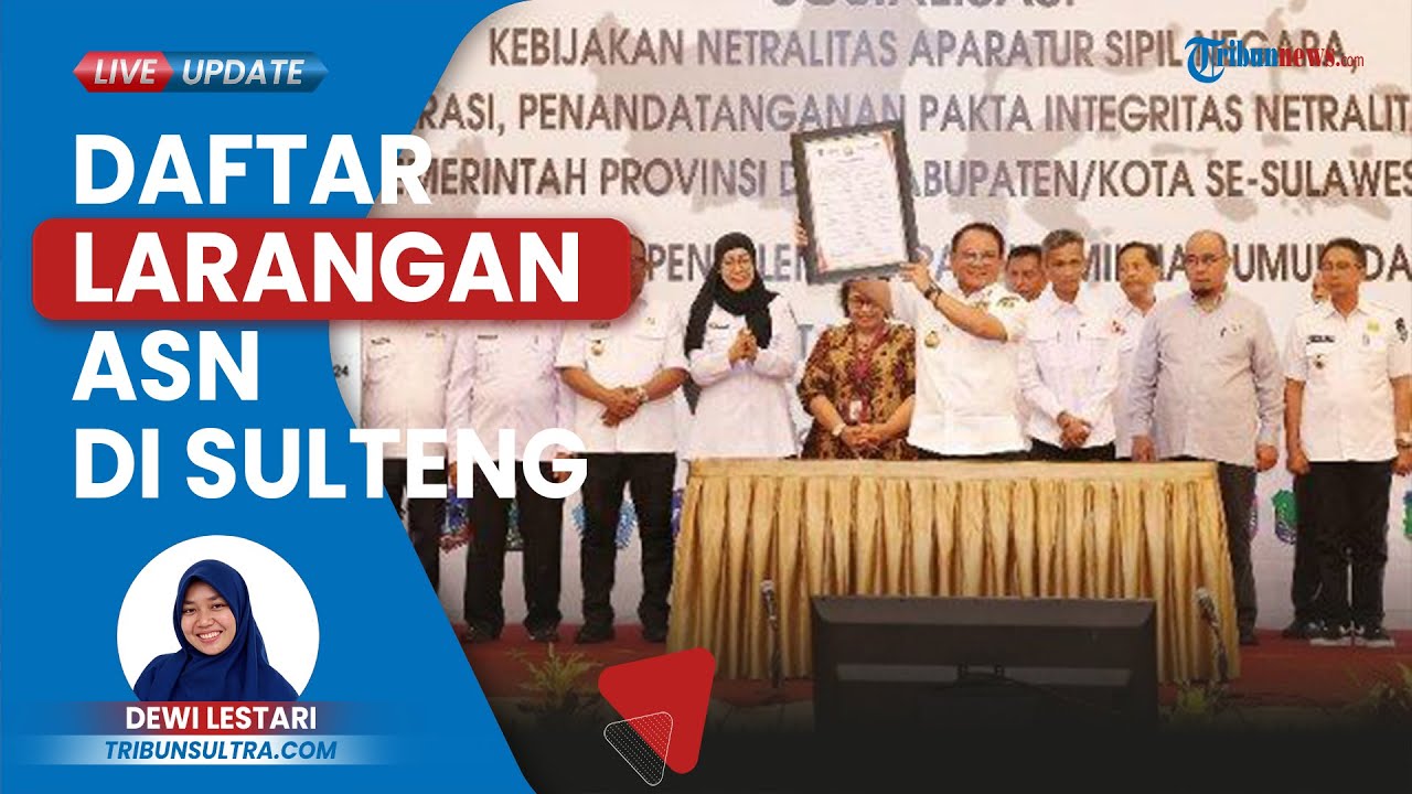 Pemprov Sultra Keluarkan SE Cegah Pelanggaran ASN pada Pemilu 2024, Pj Gubernur Ingatkan ...