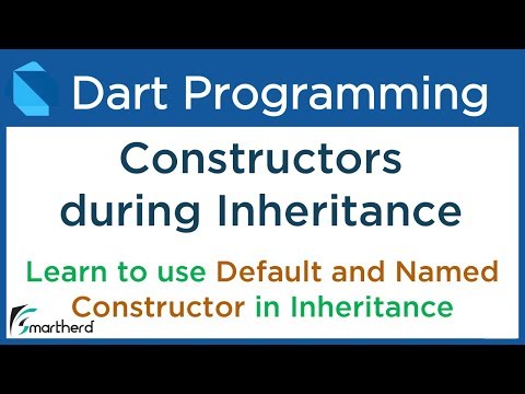 Learn Dart Constructors in Inheritance Default and Named Constructors Dart for Flutter 9 5 ...