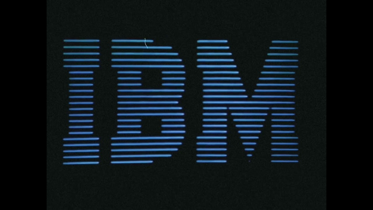 IBM (1972) logo (color and sound correction)