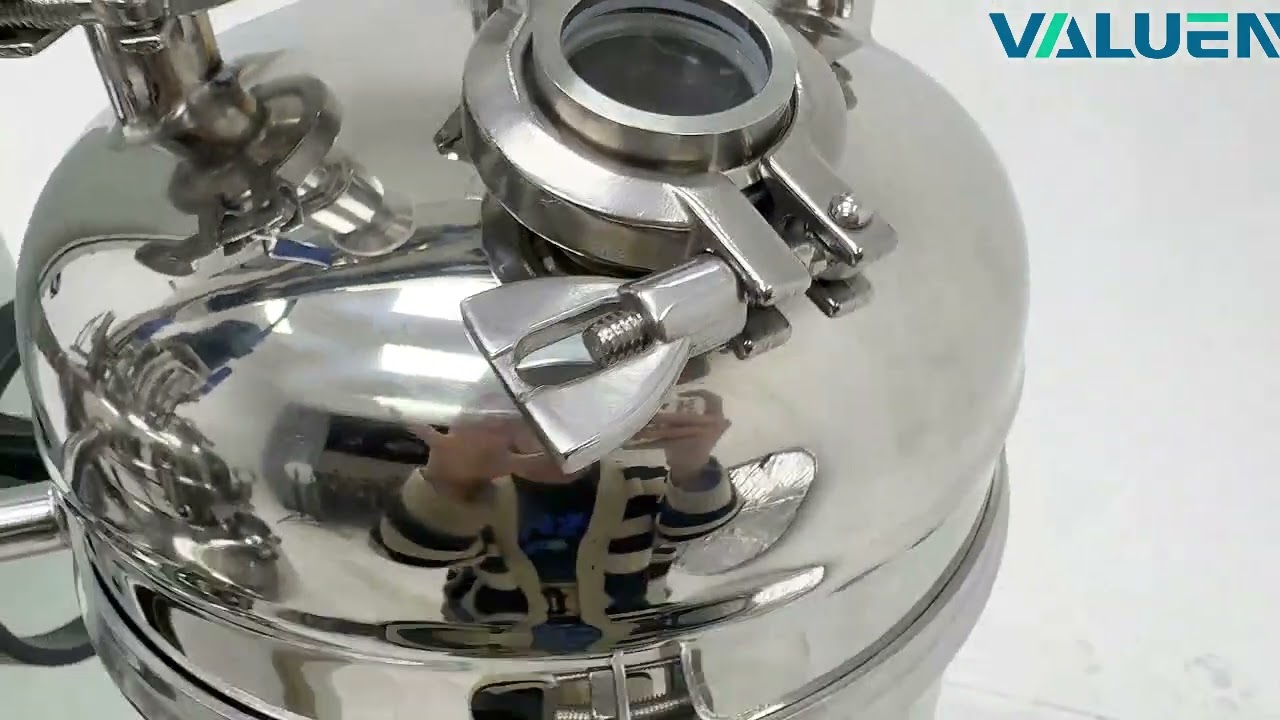 50L Rotatable and Liftable Stainless Steel Jacketed Reactor