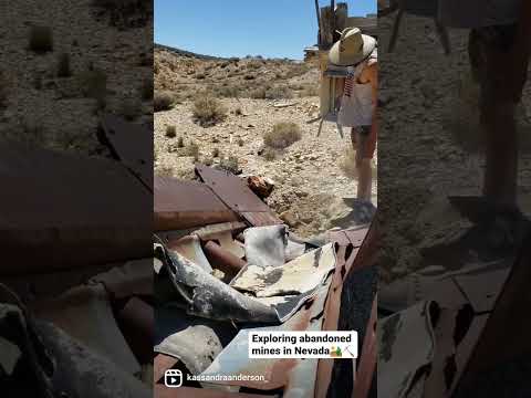 Abandoned Gold Mine #mining #nevada #explore #explorepage #gold #travel #trip #adventure #desert