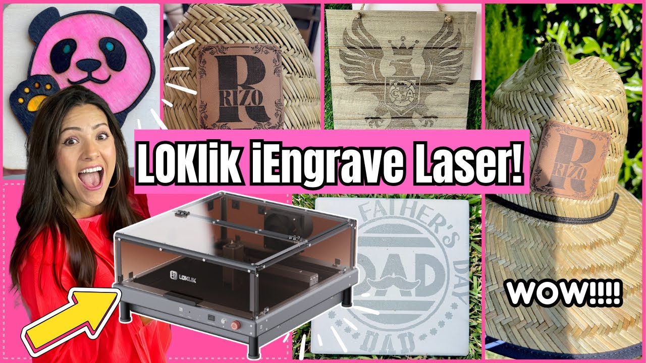 🔥 LOKLiK iEngrave Laser Engraver: Easy Tutorial + Fun DIY Projects You’ll Love! 🚀