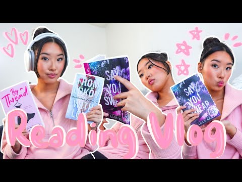 READING VLOG: a bookstore trip, book haul, and reading "Say You Swear" *SPOILER FREE*