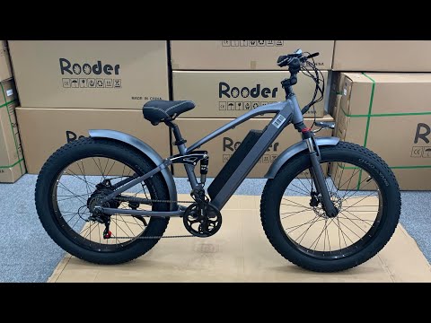 Premium All-terrain Electric Fat Bike Rooder r809-s7 Unboxing