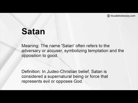 Satan Meaning