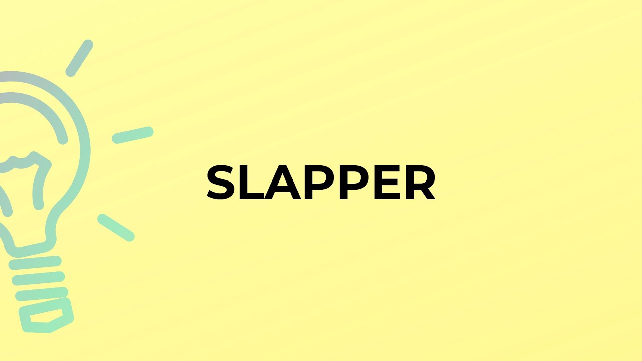 What is the meaning of the word SLAPPER?