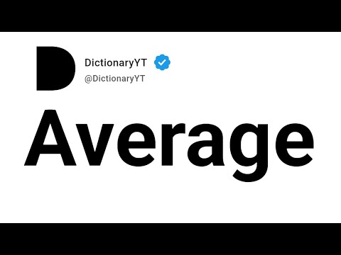 Average Significado En Español