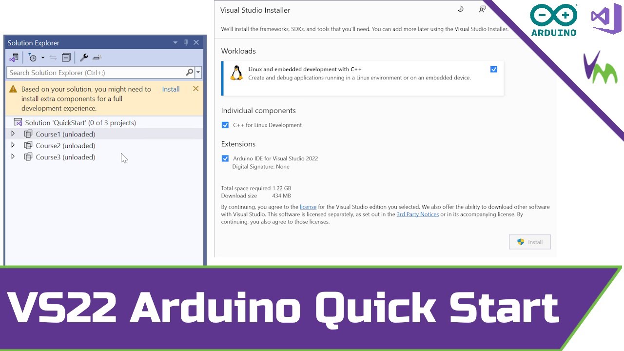 VS2022 Arduino Quick Start (Uno)