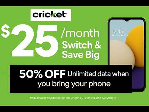 Cricket Wireless Has New $25/Month BYOD Unlimited 5G Data Plan to Price Match Straight Talk Wireless