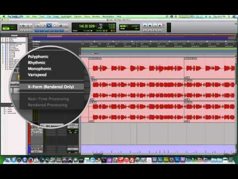 Pro Tools 11 - #22 - Elastic Pitch pt.1 - Pitch Shift with Polyphonic ...