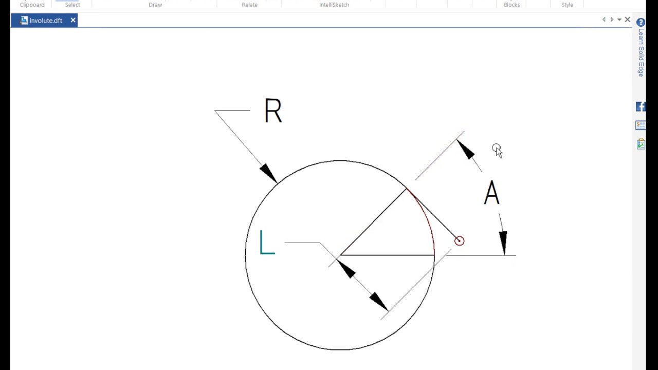 Involute Curve Creation