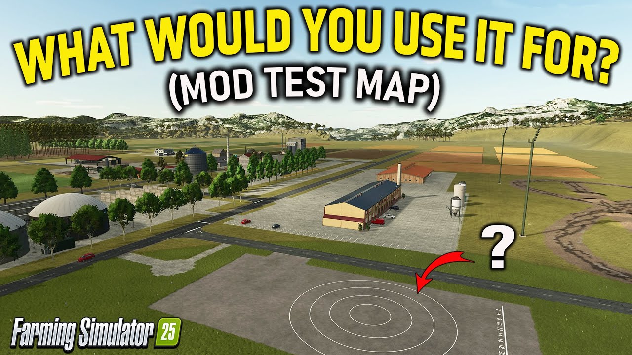 IS THIS WHAT YOU NEED?! NEW MOD TEST MAP! (TOUR/REVIEW!) Farming Simulator 25