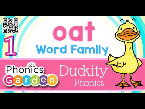 OAT | Word Family | Duckity Phonics | Phonics Garden