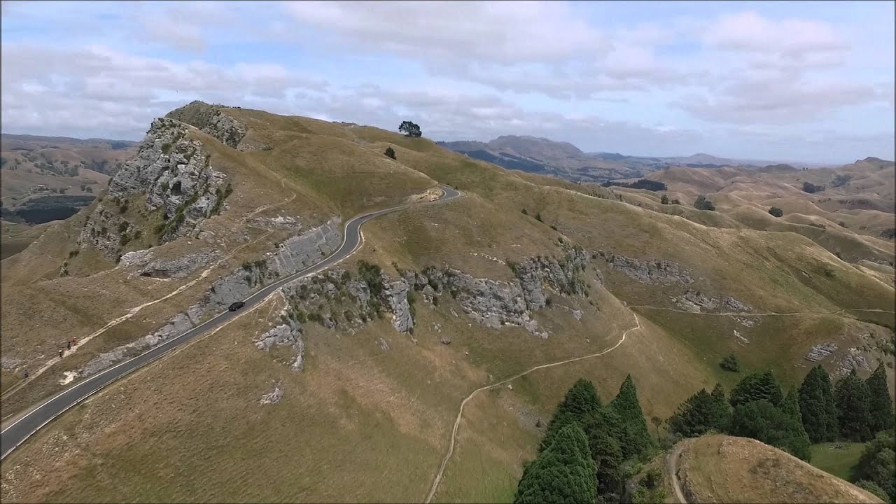 Te Mata Peak Aerial, DJI Phantom 3 Drone