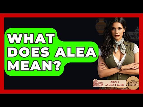 What Does Alea Mean? - All About Rome