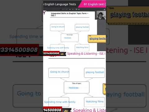 Full Test B1 English test ( ISE 1) Speaking & Listening |Trinity College London Skilled Worker UKVI
