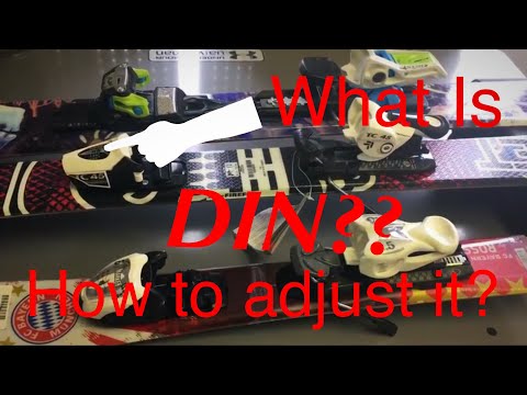 What Is DIN & How To Adjust It! Ski Bindings Tutorials