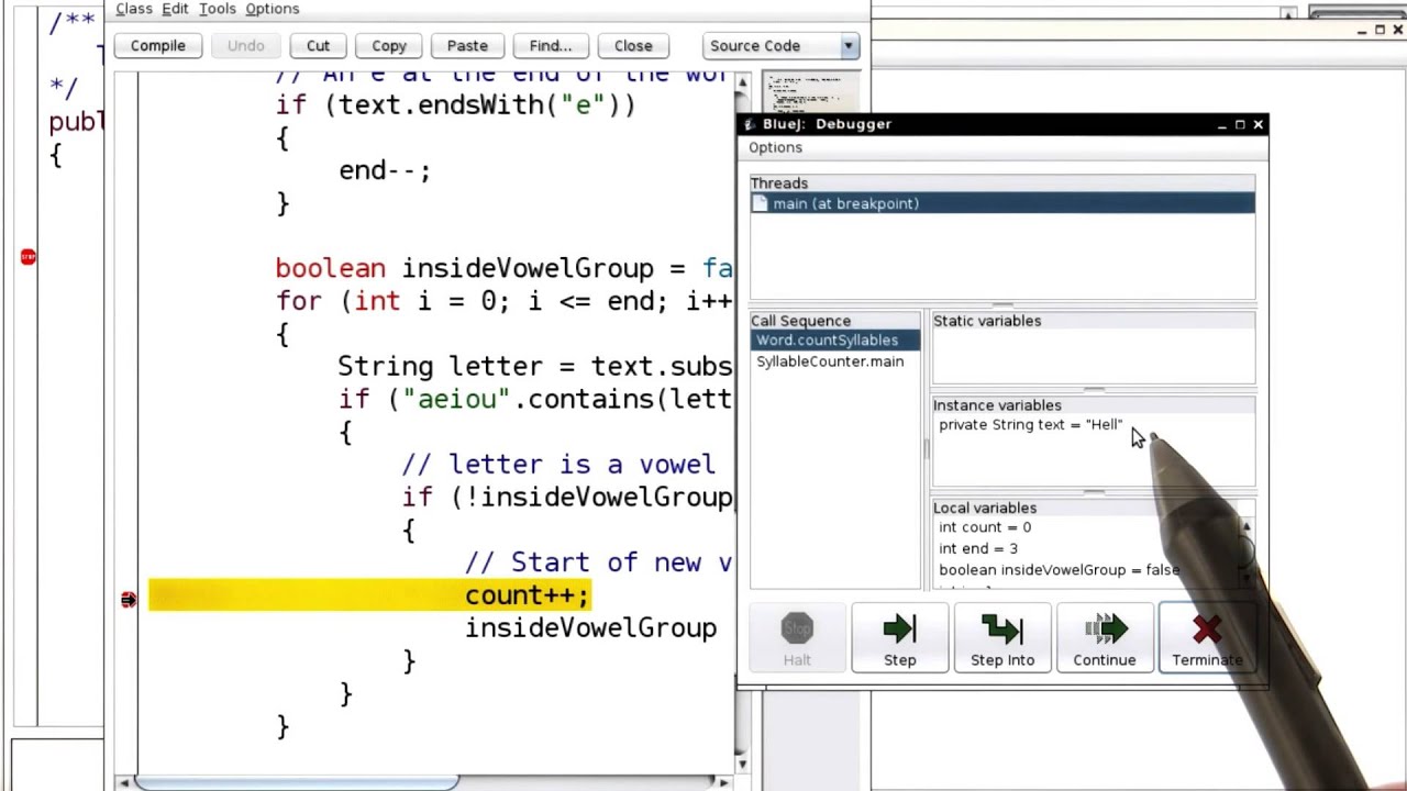 Using the Debugger 3 - Intro to Java Programming