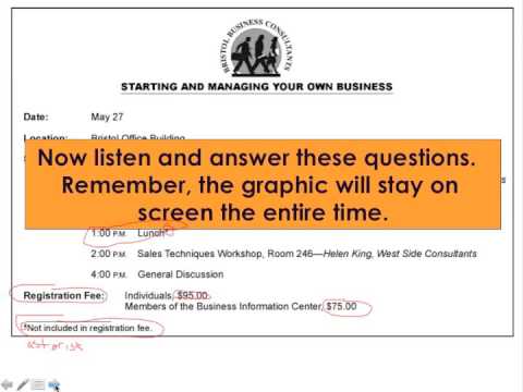 TOEIC Speaking Skills 3: Respond to Questions