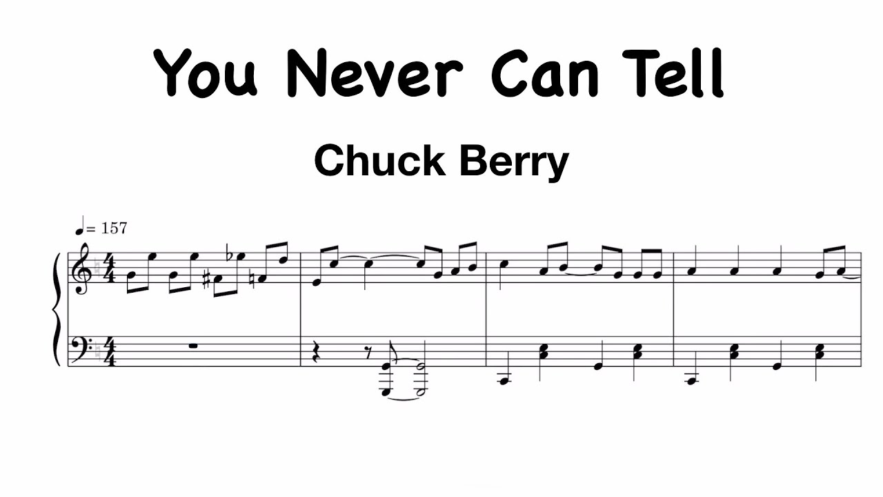 Chuck Berry - You Never Can Tell Sheet Music
