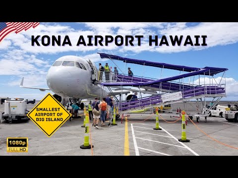 Kona Airport Hawaii: Walking Tour of the Smallest Airport of the Big Island 🤔✈️🌴
