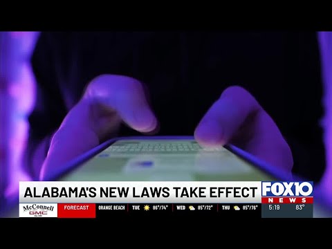 New laws taking effect in Alabama