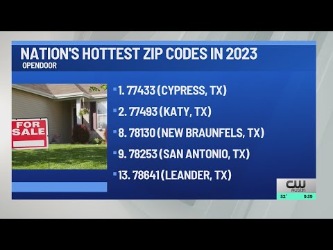 Texas accounts for almost half of the hottest zip codes for real estate in 2023
