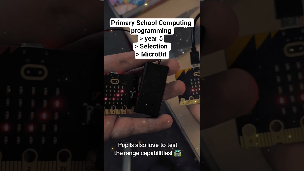 Primary School Computing programming  Year 5 selection MicroBit #computing #teacher #teachcomputing