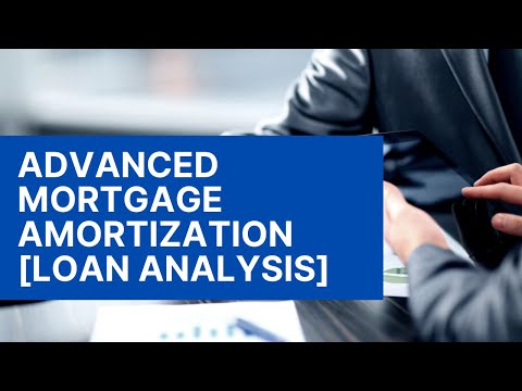 Using the Advanced Mortgage Amortization Module with Lender Yield, Average Life, and Duration Calc.