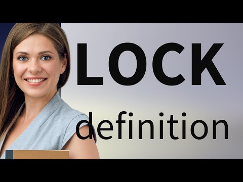 Lock β what is LOCK meaning