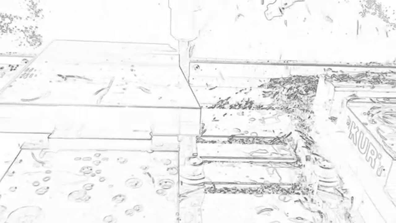 CNC milling (animation)