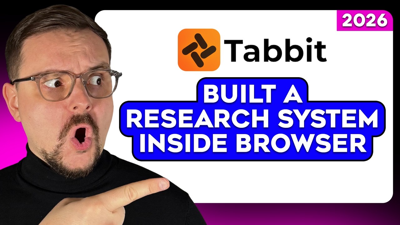 Tabbit Browser Tutorial - 2026 | How I Built a Structured Research System Inside My Browser