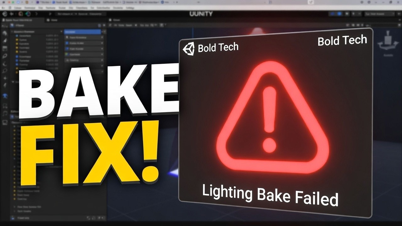 How to solve Lighting bake failed after latest Unity update